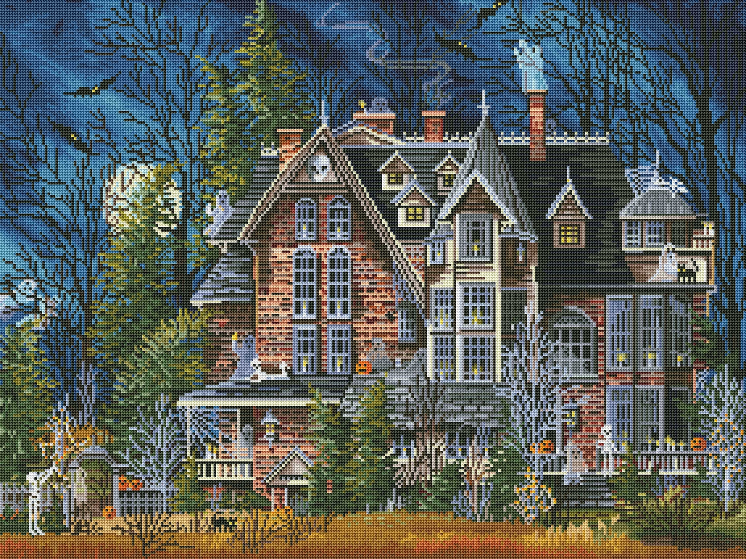 Decorating the Haunted House