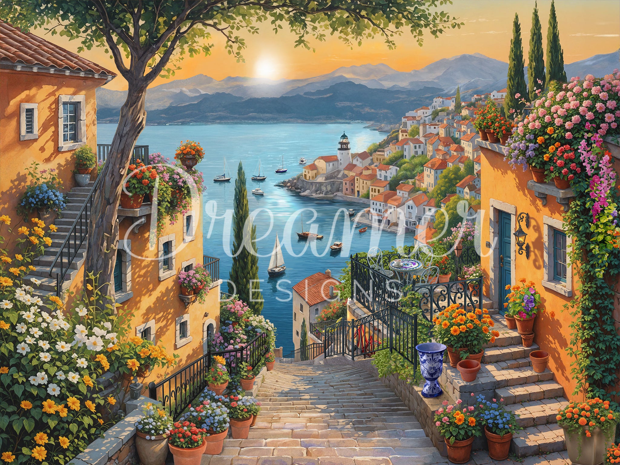 Steps to the Harbor