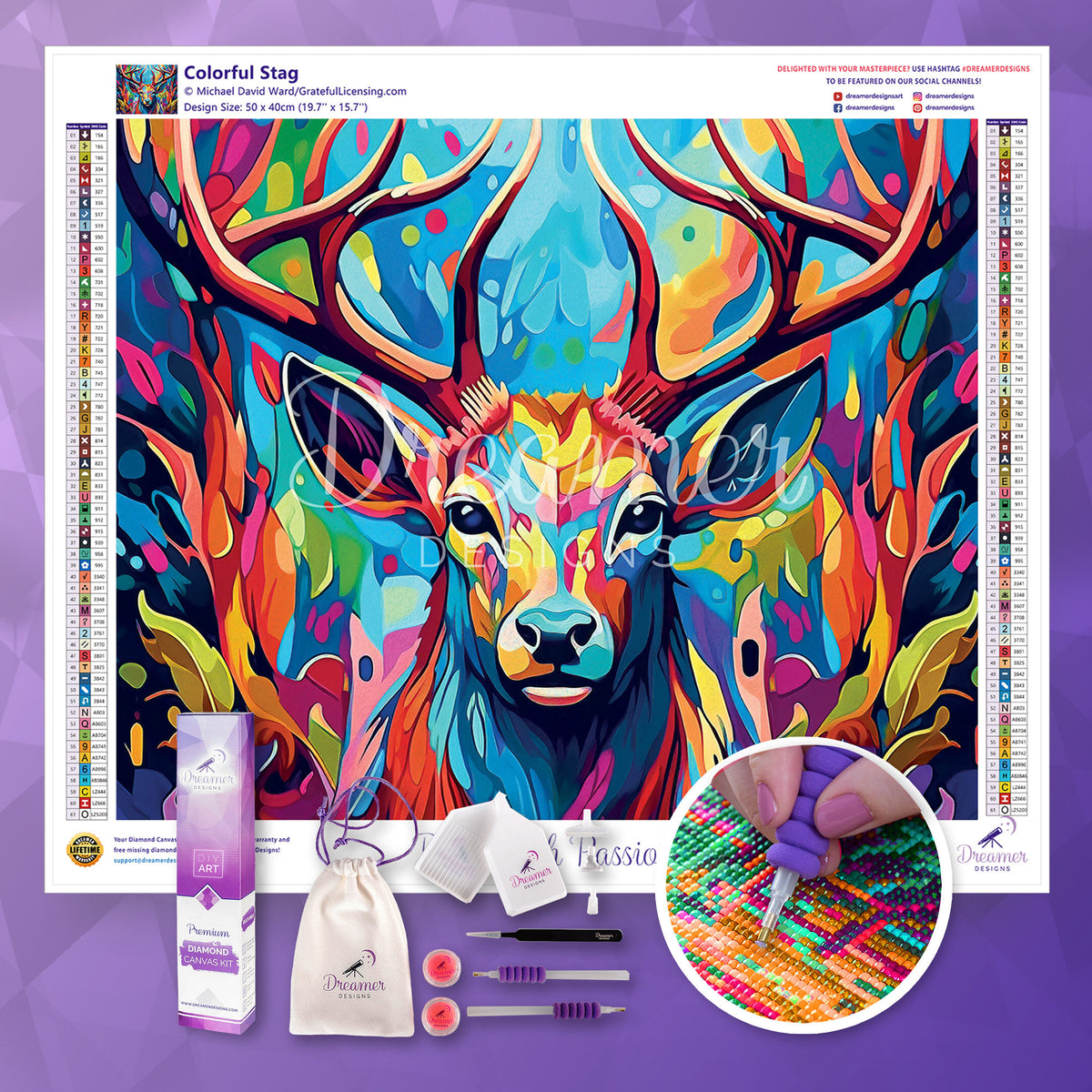 Colorful Stag