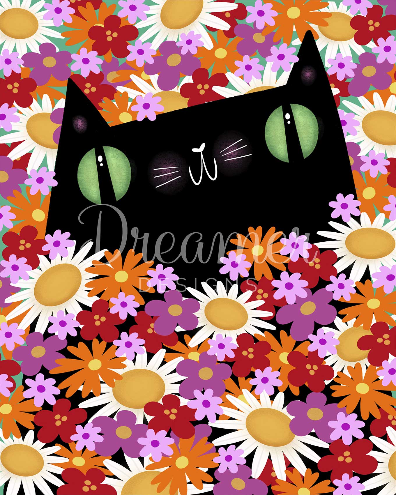 Floral Feline
