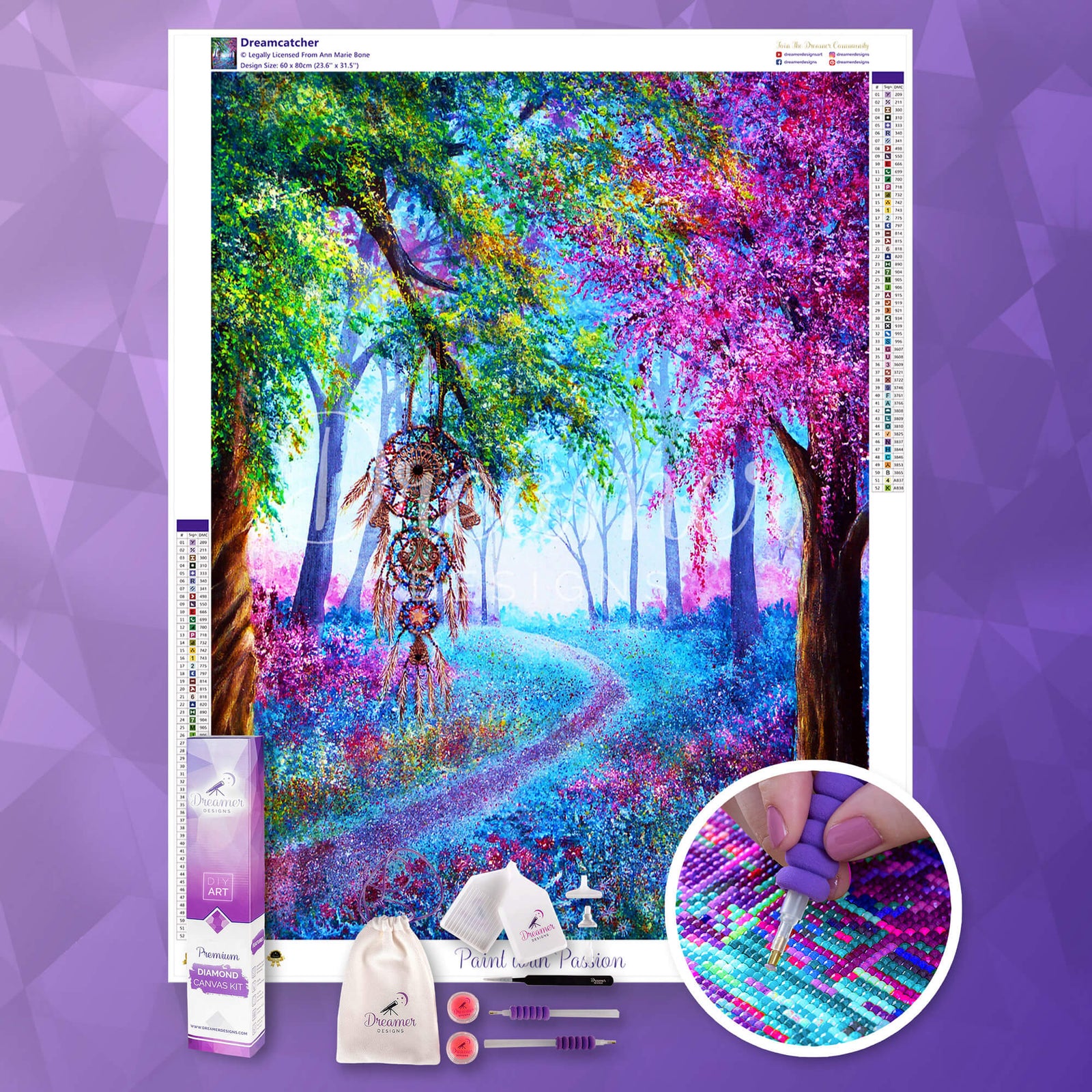 Dreamcatcher Diamond Painting Kit - Dreamer Designs