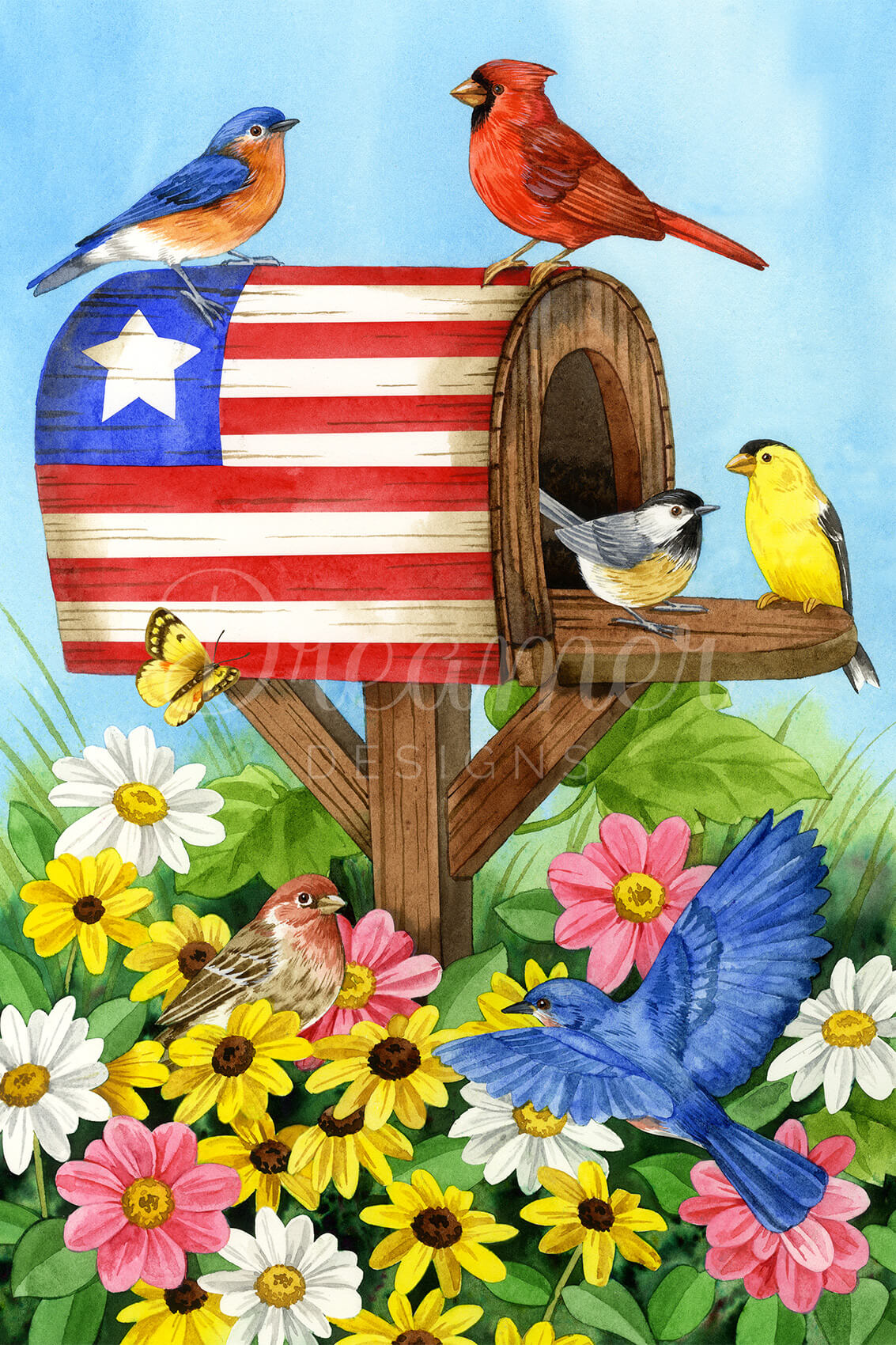 Country Mailbox 5D Diamond Art Kit - Dreamer Designs