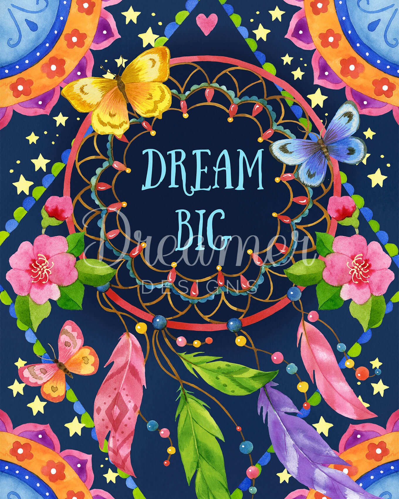 Dream Big 5D Diamond Art Kit - Dreamer Designs