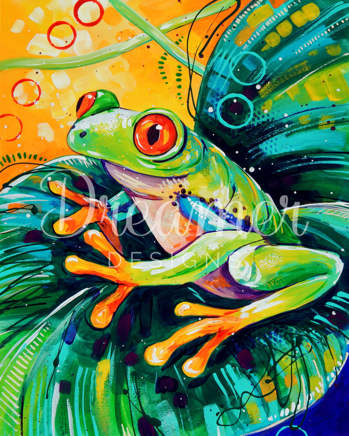 Freddy The Frog Diamond Painting Kit - Dreamer Designs