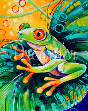 Freddy The Frog Diamond Painting Kit - Dreamer Designs