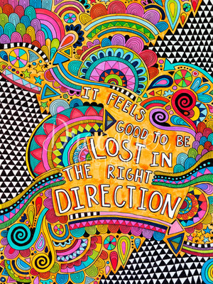 Lost in the Right Direction - Dreamer Designs
