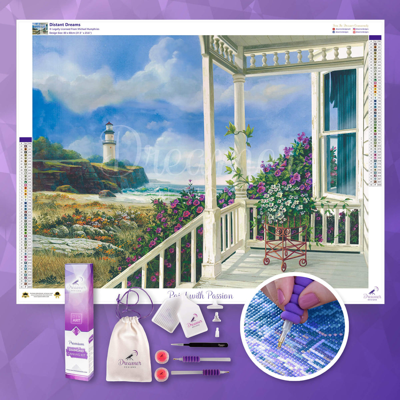 Distant Dreams 5D Diamond Art Kit - Dreamer Designs