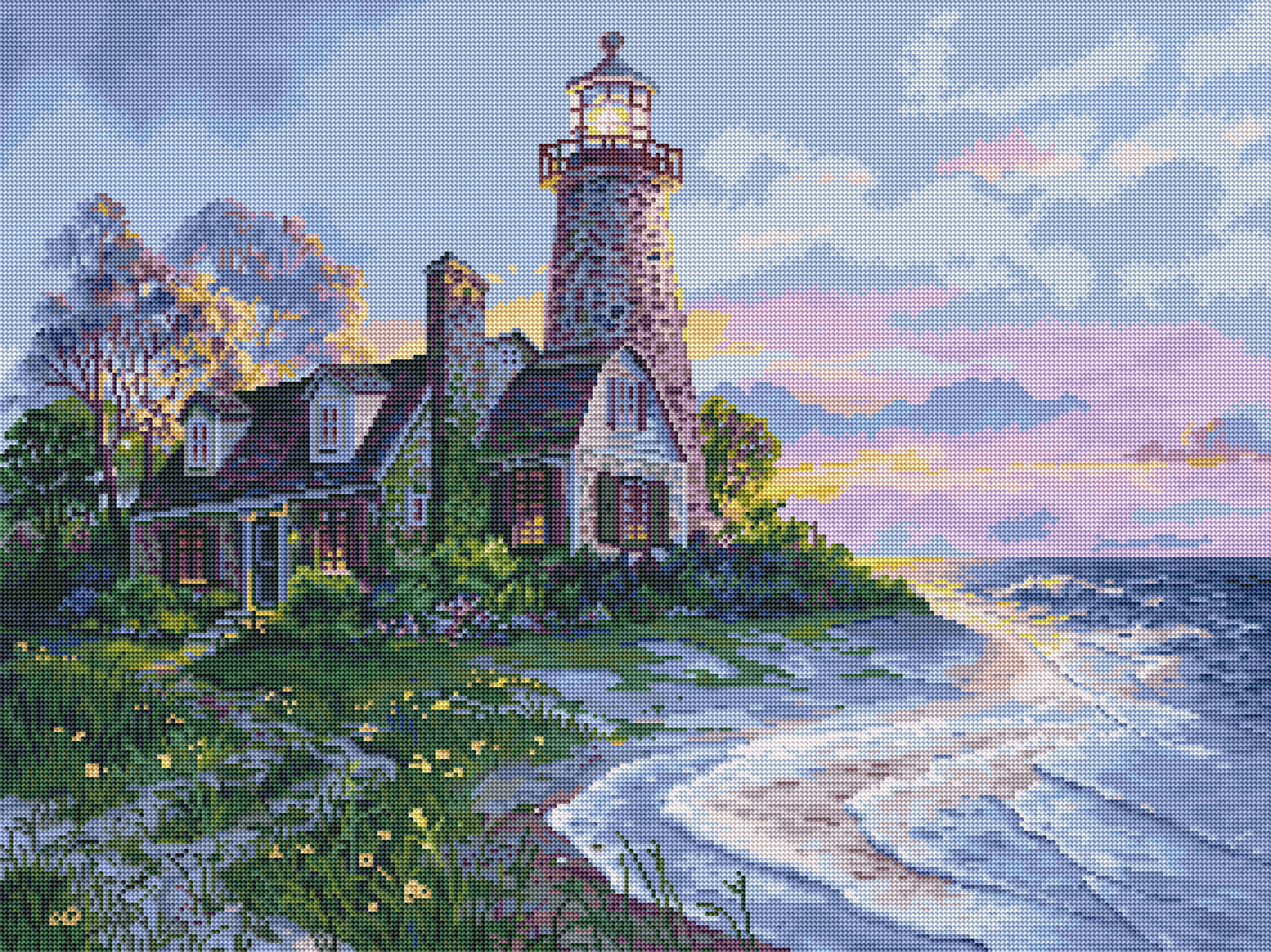 Poetic Light Full Coverage Diamond Art Kit - Dreamer Designs