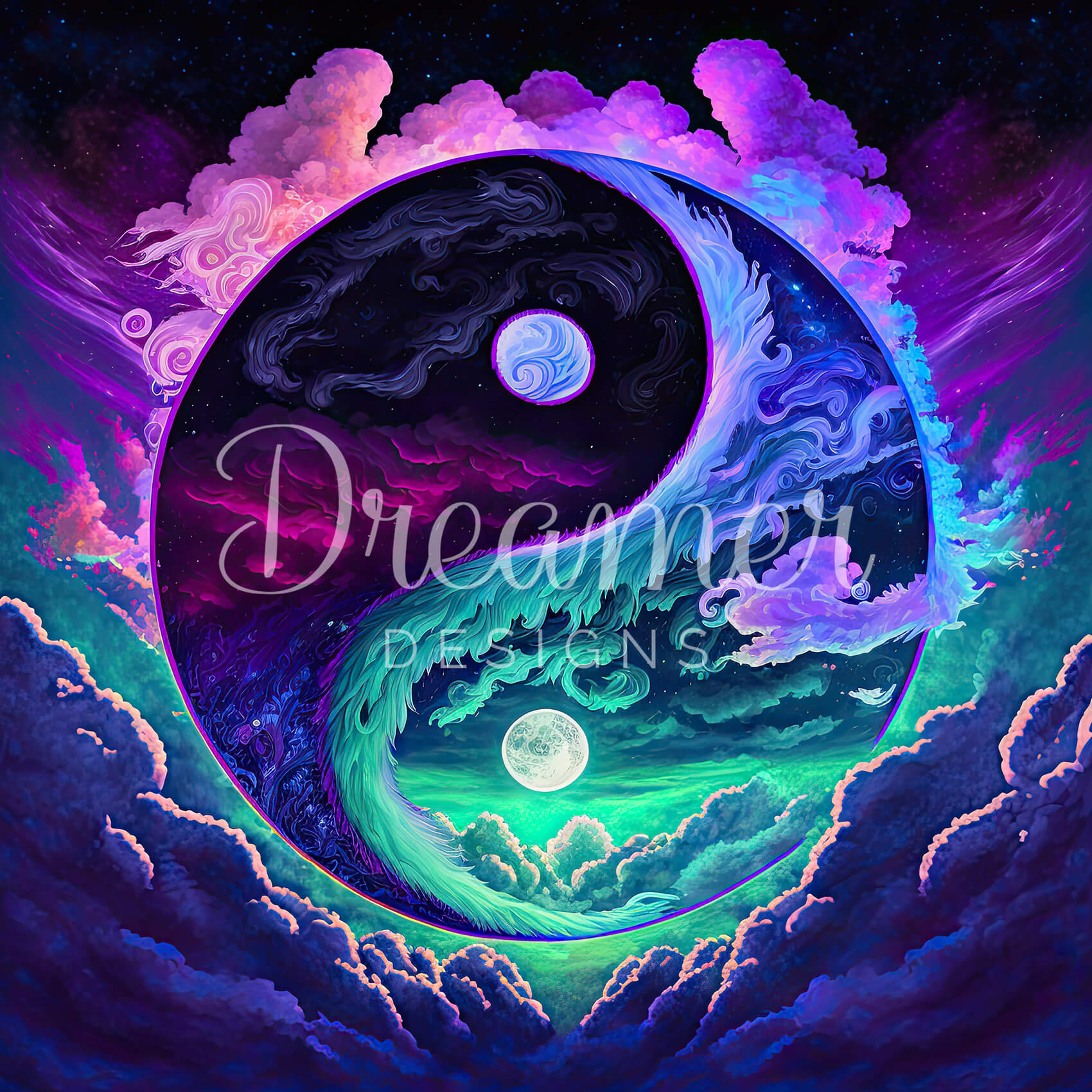 Clouded Yin Yang